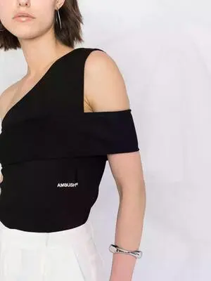 AMBUSH Asymmetric One-shoulder Top