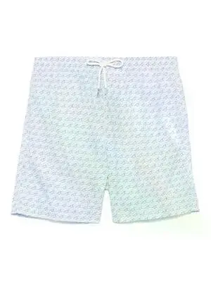 Paul & Shark Graphic-print Swim Shorts - Blue