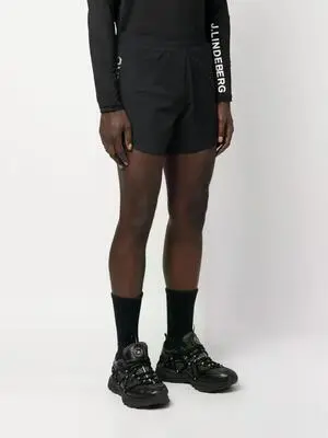Y3 Logo-print Elasticated-waist Shorts