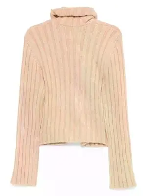 AREA Twisted Roll-neck Sweater