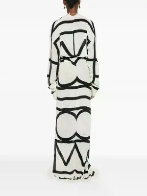 TOTEME Geometric-print Wrap Dress