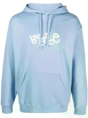 OBJECTS IV LIFE Balance Graphic-print Hoodie - Blue