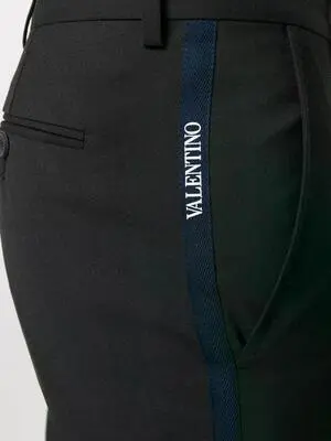 Valentino Garavani Slim-fit Tailored Trousers - Black