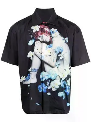 KUSIKOHC Photograph-print Short-sleeve Shirt