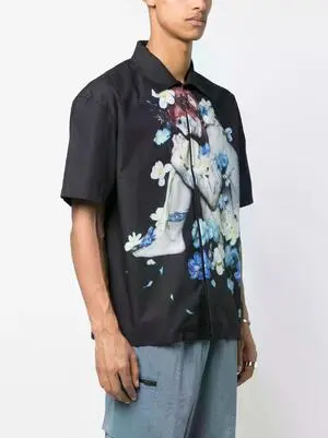 KUSIKOHC Photograph-print Short-sleeve Shirt
