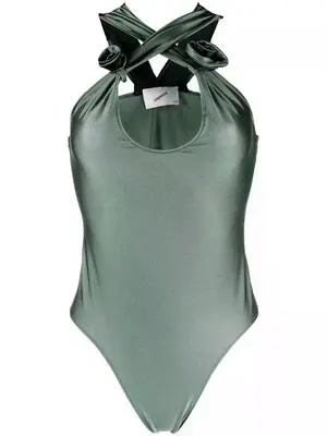 Coperni Crossover Flower-detail Bodysuit