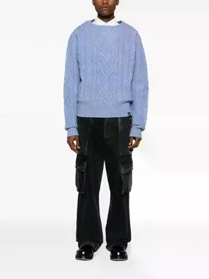 Martine Rose Cable-knit Merino Wool Jumper