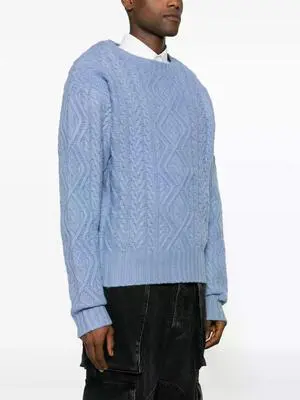 Martine Rose Cable-knit Merino Wool Jumper