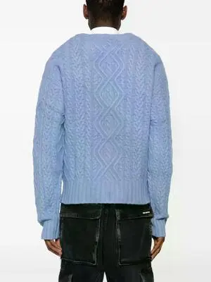 Martine Rose Cable-knit Merino Wool Jumper