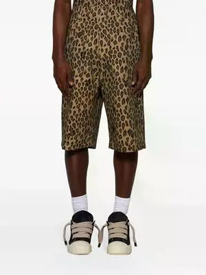 BLUEMARBLE Leopard-print Cotton Shorts