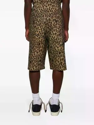 BLUEMARBLE Leopard-print Cotton Shorts