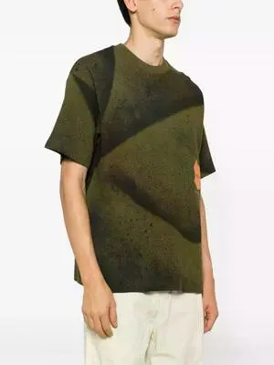 OBJECTS IV LIFE Waffle Logo-print Cotton T-shirt