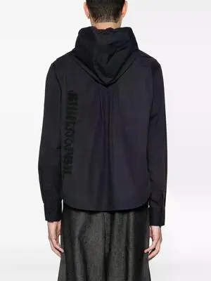 KUSIKOHC Printed Hooded Shirt