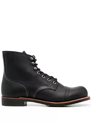 Red Wing Lace-up Ankle Boots - Black