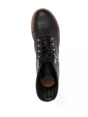 Red Wing Lace-up Ankle Boots - Black