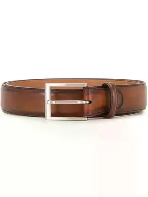 Magnanni Ombre Finish Leather Belt - Brown
