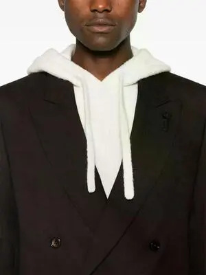 LARDINI Double-breasted Blazer - Brown