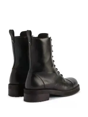 GIUSEPPE ZANOTTI Leather Lace-up Boots