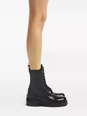 GIUSEPPE ZANOTTI Leather Lace-up Boots