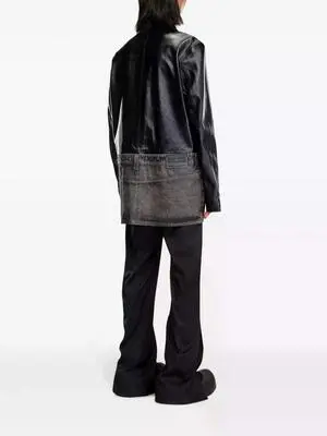 DIESEL® L-bretch Leather Jacket