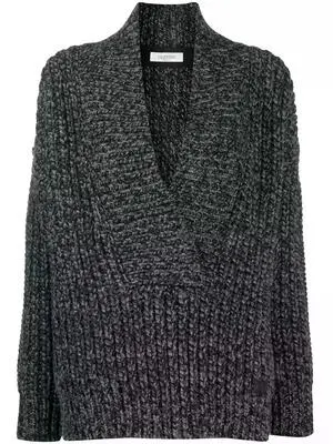 Valentino Garavani Oversized Mélange Knit Jumper