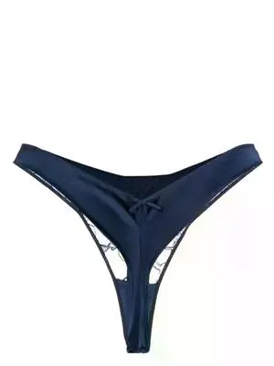FLEUR DU MAL Magnolia Lace Thong