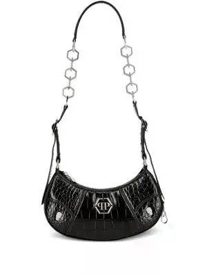 Philipp Plein Logo-plaque Leather Shoulder Bag