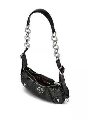 Philipp Plein Logo-plaque Leather Shoulder Bag