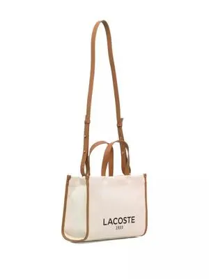 Lacoste Logo-print Tote Bag - Neutrals