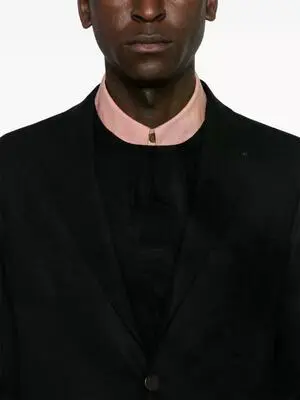 Tagliatore Brooch Detail Blazer - Black