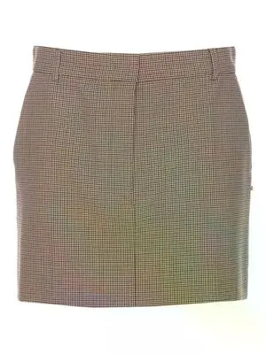 Sportmax Checked Mini Skirt