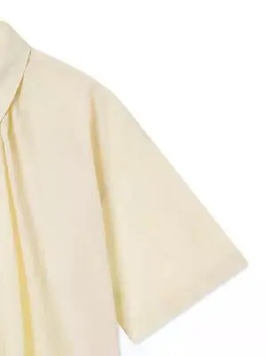 STUDIO TOMBOY Pleated Short-sleeve Shirt - Neutrals