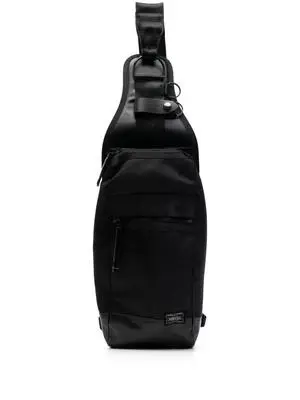 PORTER-YOSHIDA & CO Logo-patch Shoulder Bag - Black