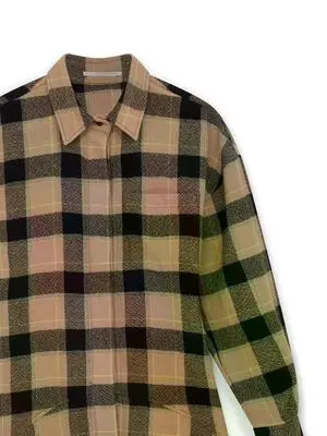 Stella McCartney Check-pattern Wool Shirt Dress