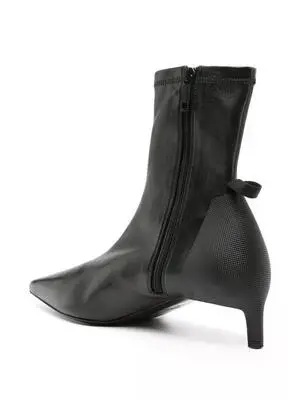 COURREGES Scuba Leather Ankle Boots