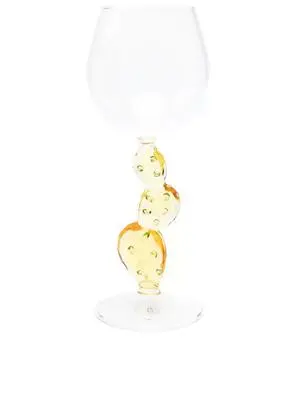 ICHENDORF MILANO Cactus-motif Asymmetric Wine Glass - Neutrals
