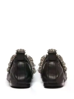 Stella McCartney Elsa Ballet Flats With Crystal Embellishment