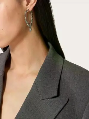 Valentino Garavani Shadowshine Hoop Earrings