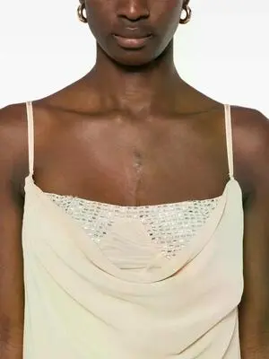 Attico Draped Midi Dress