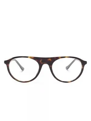 Ray-ban Round-frame Glasses - Brown
