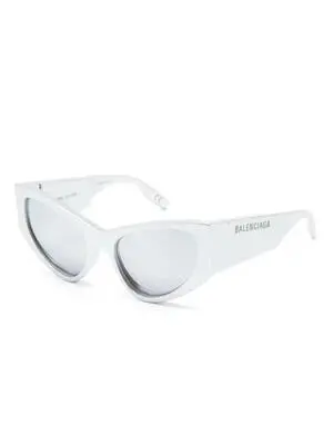 Balenciaga Logo-print D-frame Sunglasses