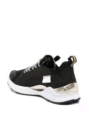 Just Cavalli Logo-print Lace-up Sneakers - Black