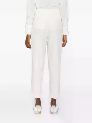 Peserico Pleated Straight-leg Trousers