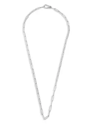 Mateo Sterling Paper Clip Necklace - Silver
