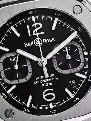 BELL & ROSS Automatic Chronograph Watch - Black