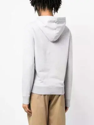 Maison Kitsuné Fox-print Mélange-jersey Hoodie