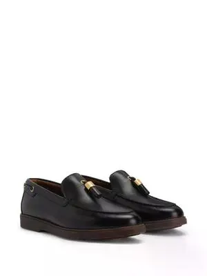 GIUSEPPE ZANOTTI Maui Tassels Slip-on Loafers - Black