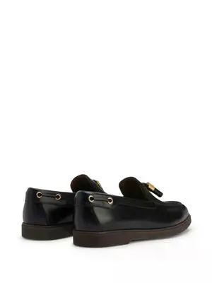 GIUSEPPE ZANOTTI Maui Tassels Slip-on Loafers - Black