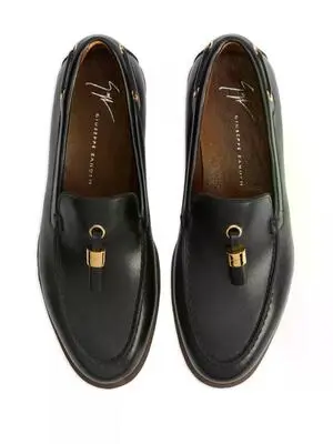 GIUSEPPE ZANOTTI Maui Tassels Slip-on Loafers - Black