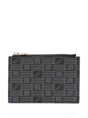 Moreau Logo-stamp Leather Wallet - Black